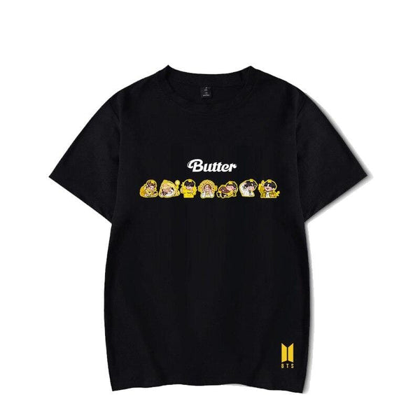 T-Shirt BTS Butter Chibi | Boutique KPOP
